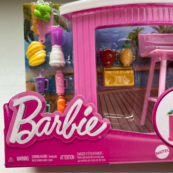 Barbie | Toys | Barbie Smoothie Bar Toy Set Barbie Furniture ...